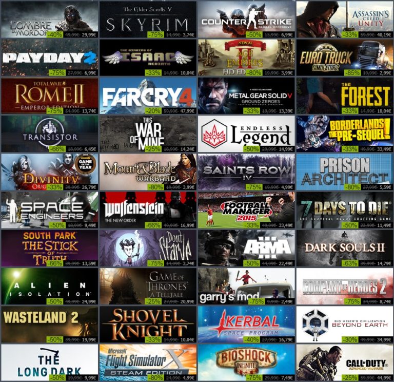 Steam - Soldes d'hiver - Encore Sale - Game-Guide