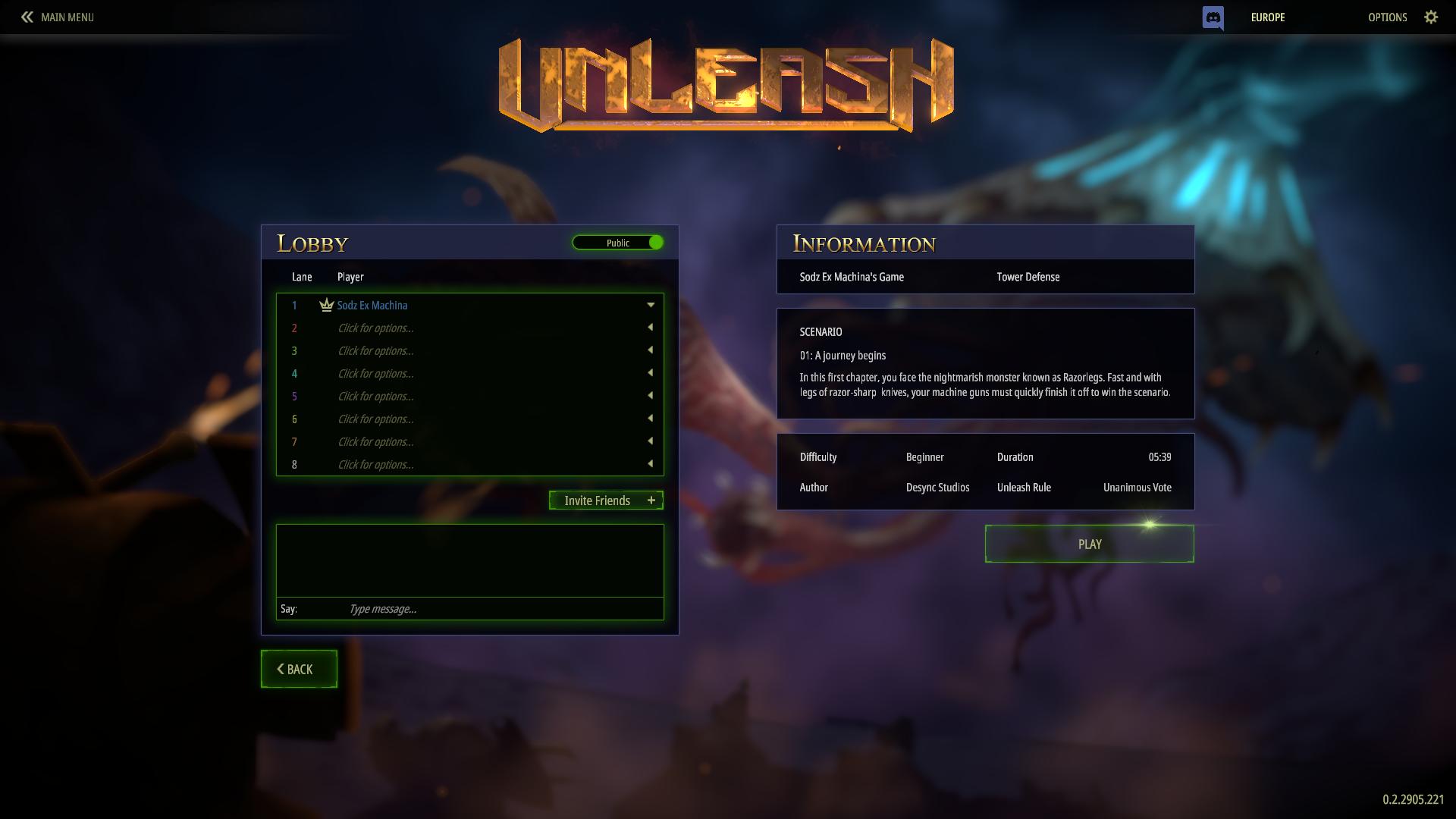 Unleash - Ne vous relâchez pas ! - Game-Guide
