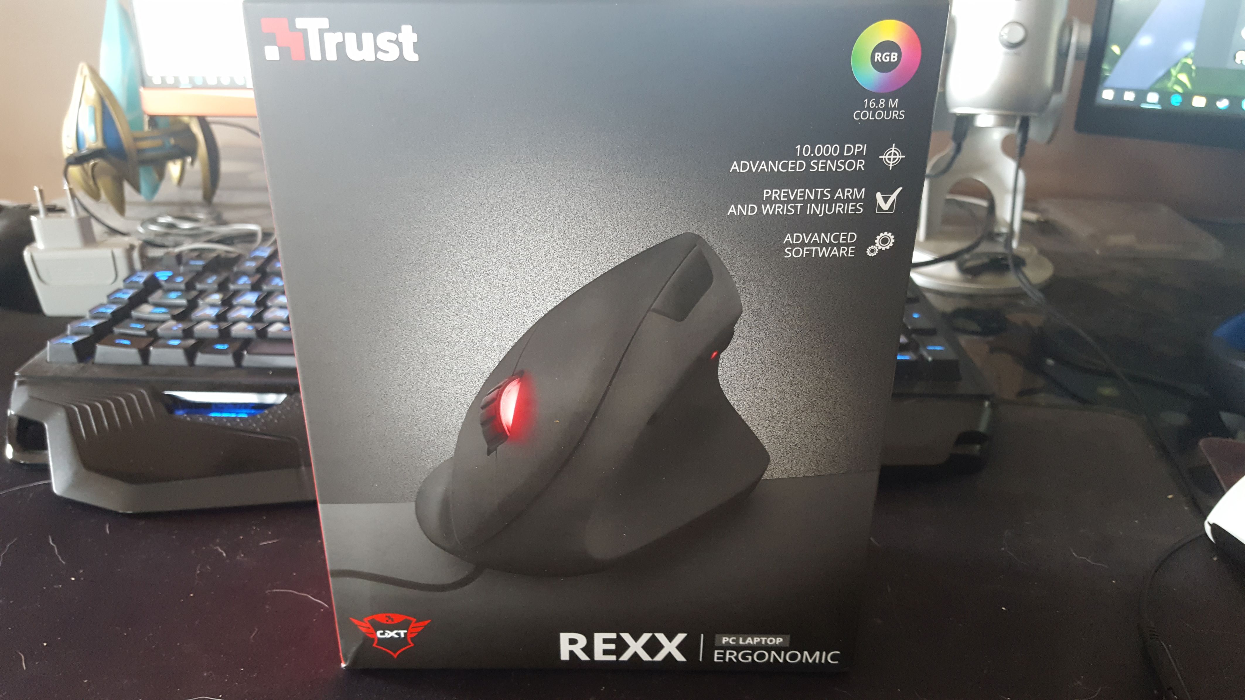 Trust Gaming GXT 144 Rexx - Une souris verticale voulue pour le gaming ...